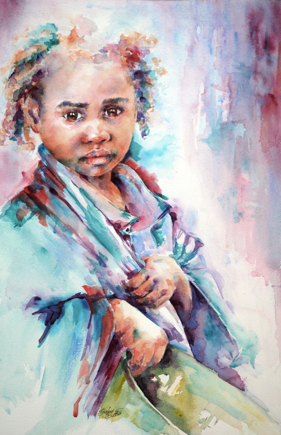 Street Life Watercolour by Stephie Butler | Artfinder