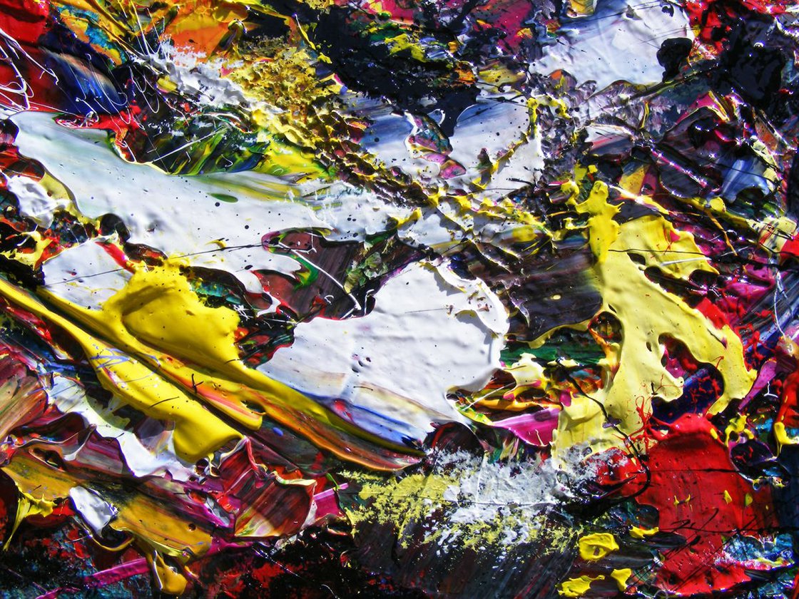 Contemporary Abstract "Earth Light" Acrylic painting: Andrew Alan ...