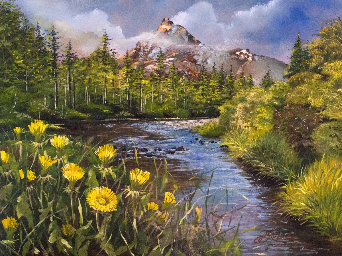 MEET THE SPRING Oil painting: Tetiana Tiplova | Artfinder