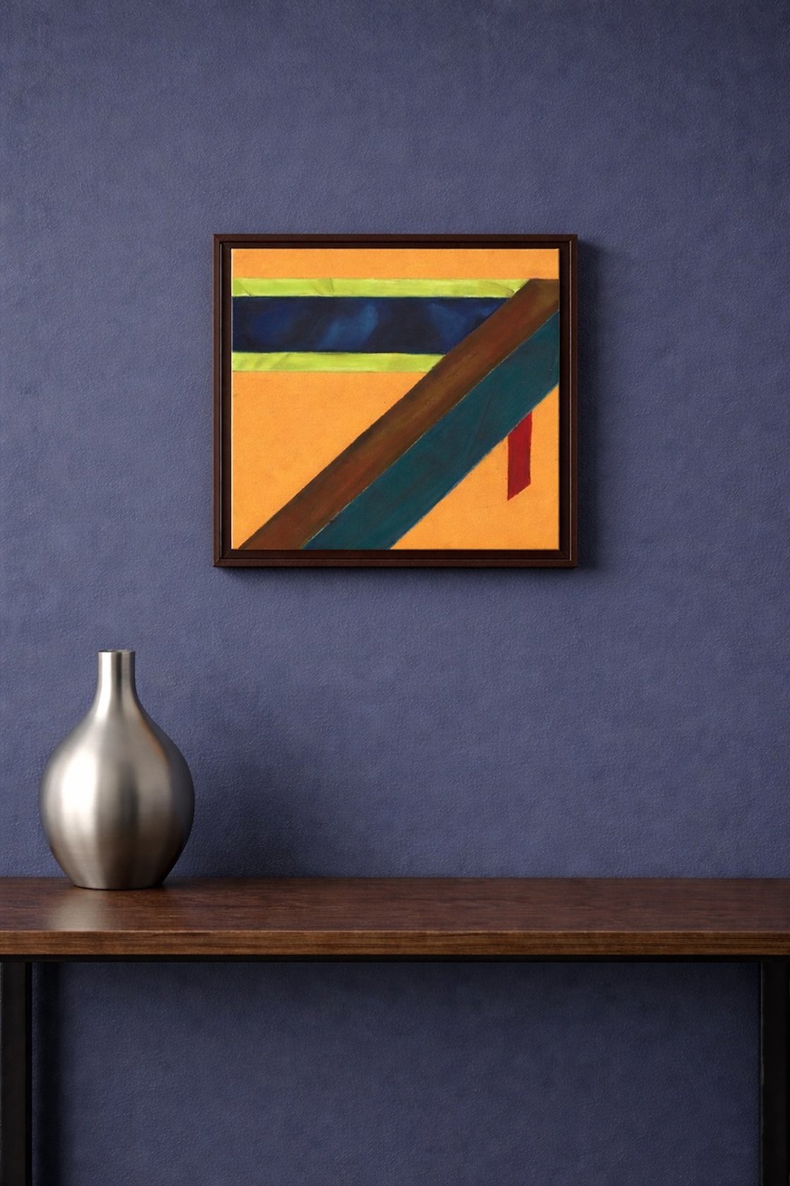 Blue Sash One Pastel drawing: Kristine Facchetti | Artfinder