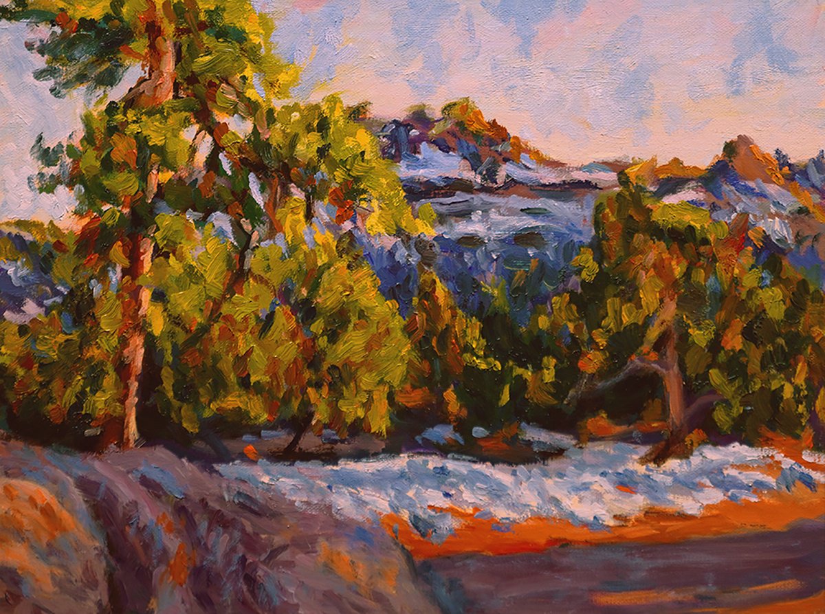 Castle Valley Utah Hike Oil painting: Daniel Brian Fishback | Artfinder