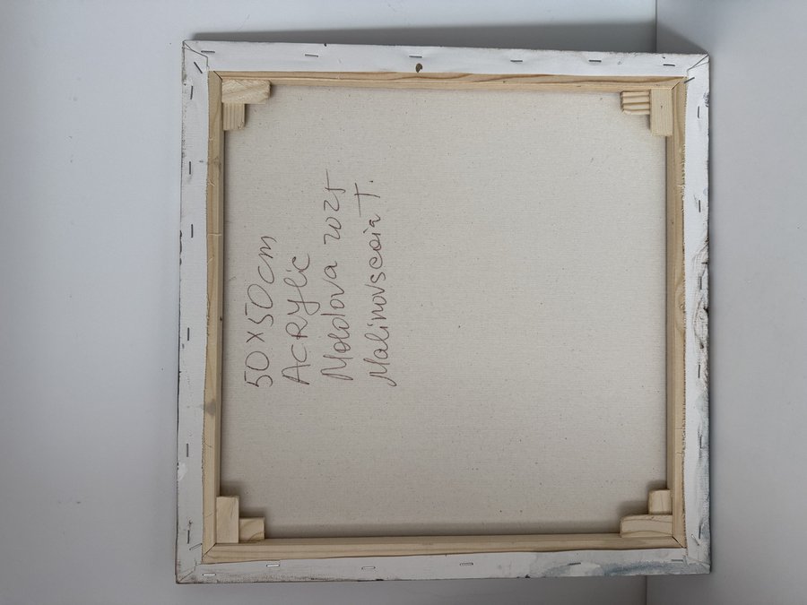 Golden Intersection Acrylic painting: Tatiana Malinovscaia | Artfinder