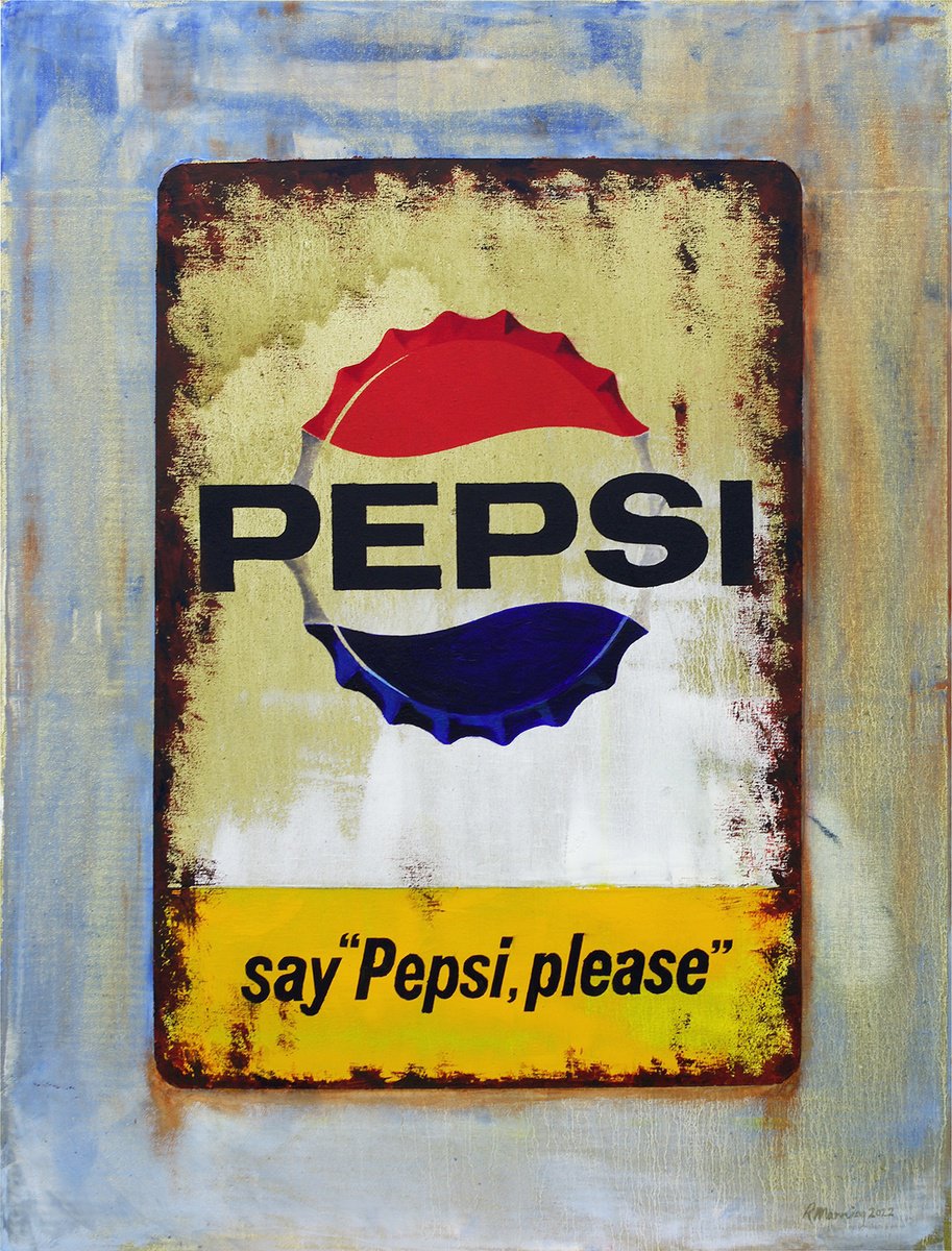 PEPSI Oil painting: Richard Manning | Artfinder