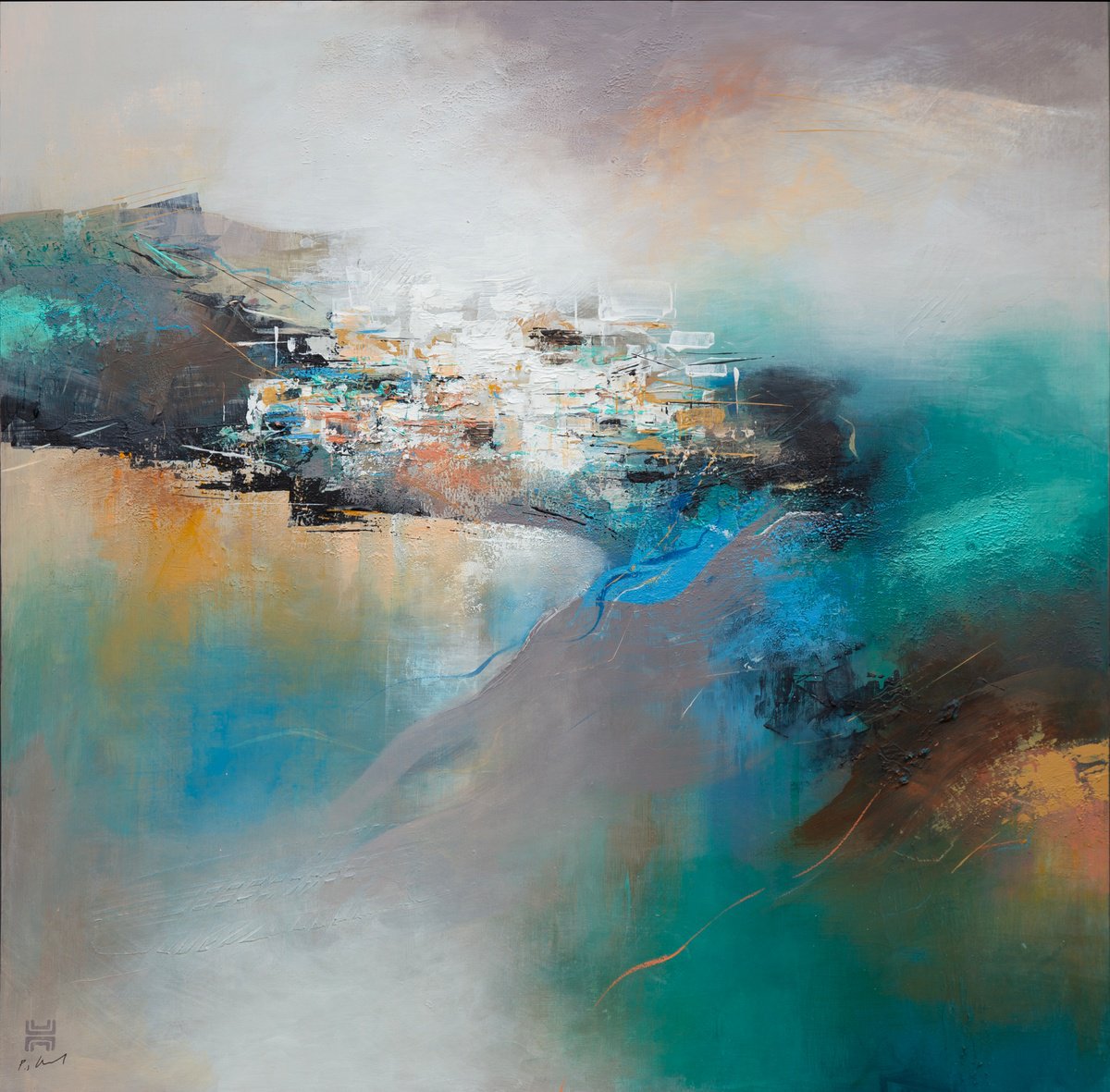 Aegadean Azure Acrylic painting: Paul Hillary | Artfinder