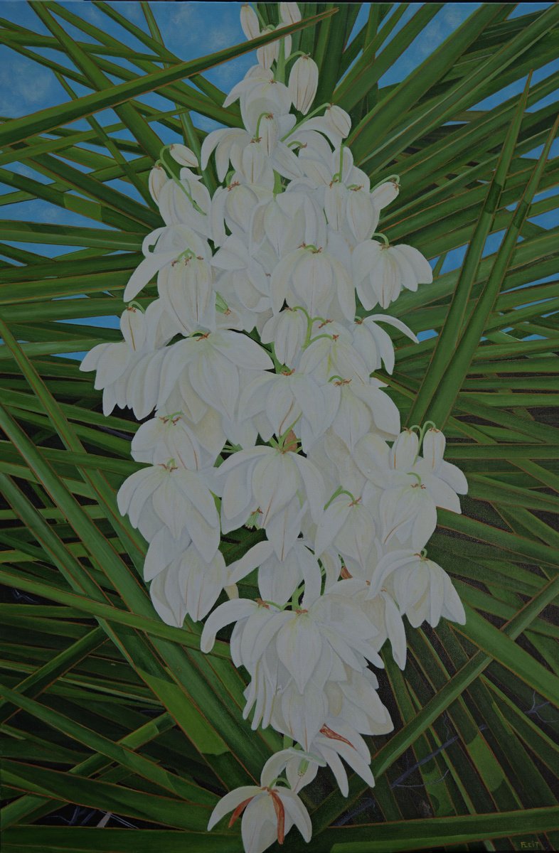 Yucca Plant St. Martin Acrylic painting: Steven Fleit | Artfinder