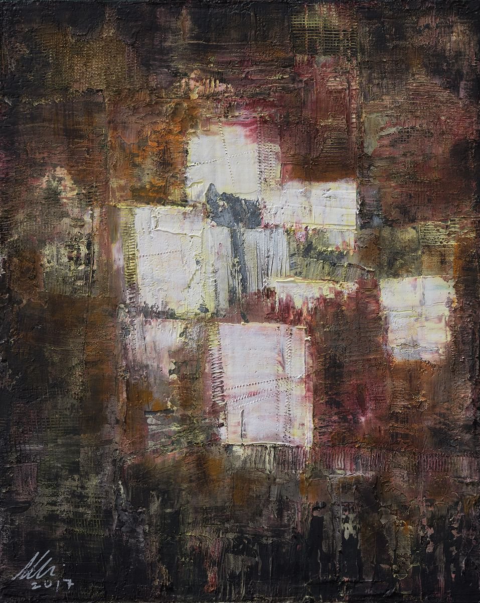 Crucifixion - abstract cross painting | Artfinder