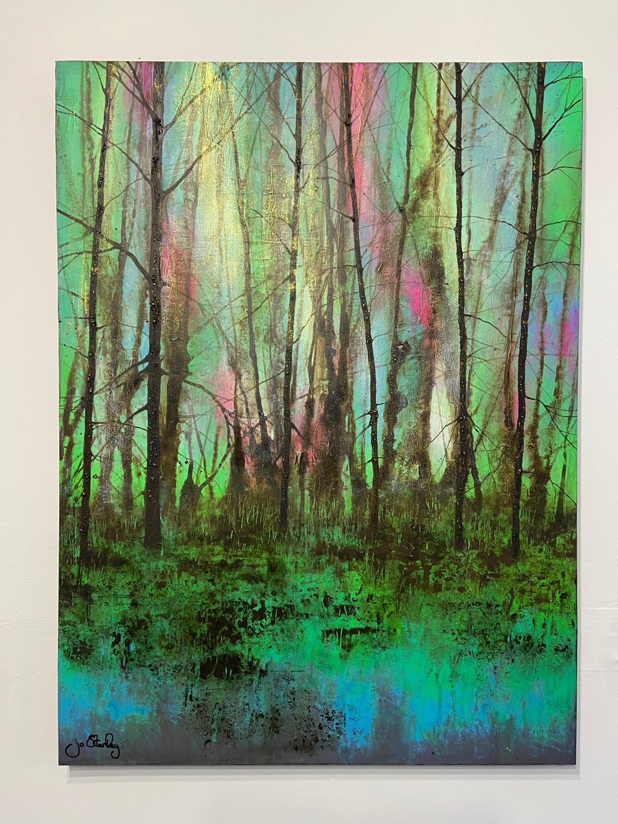 Abstract Forest 2 Acrylic painting: Jo Starkey | Artfinder