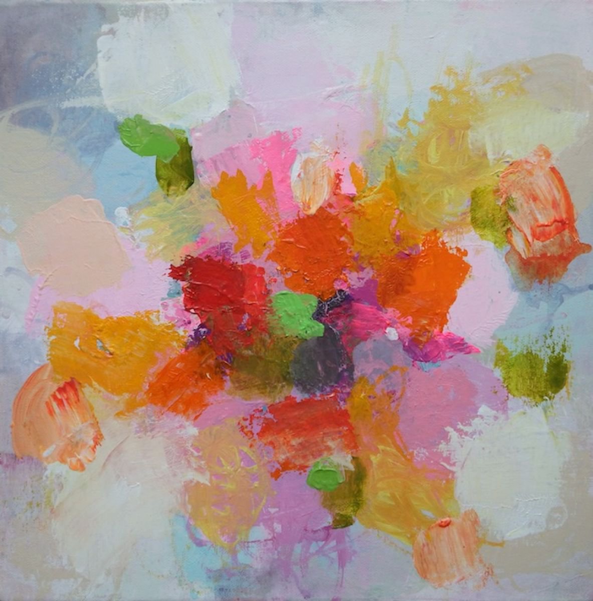 Abstract Bloom Acrylic painting by Sandy Dooley | Artfinder