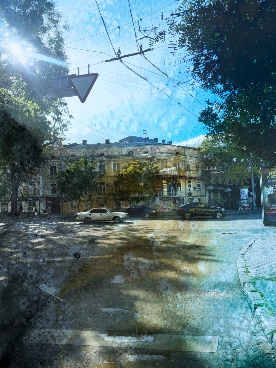 Photo Collage City scape Screenprint: Yuliia Sharapova | Artfinder