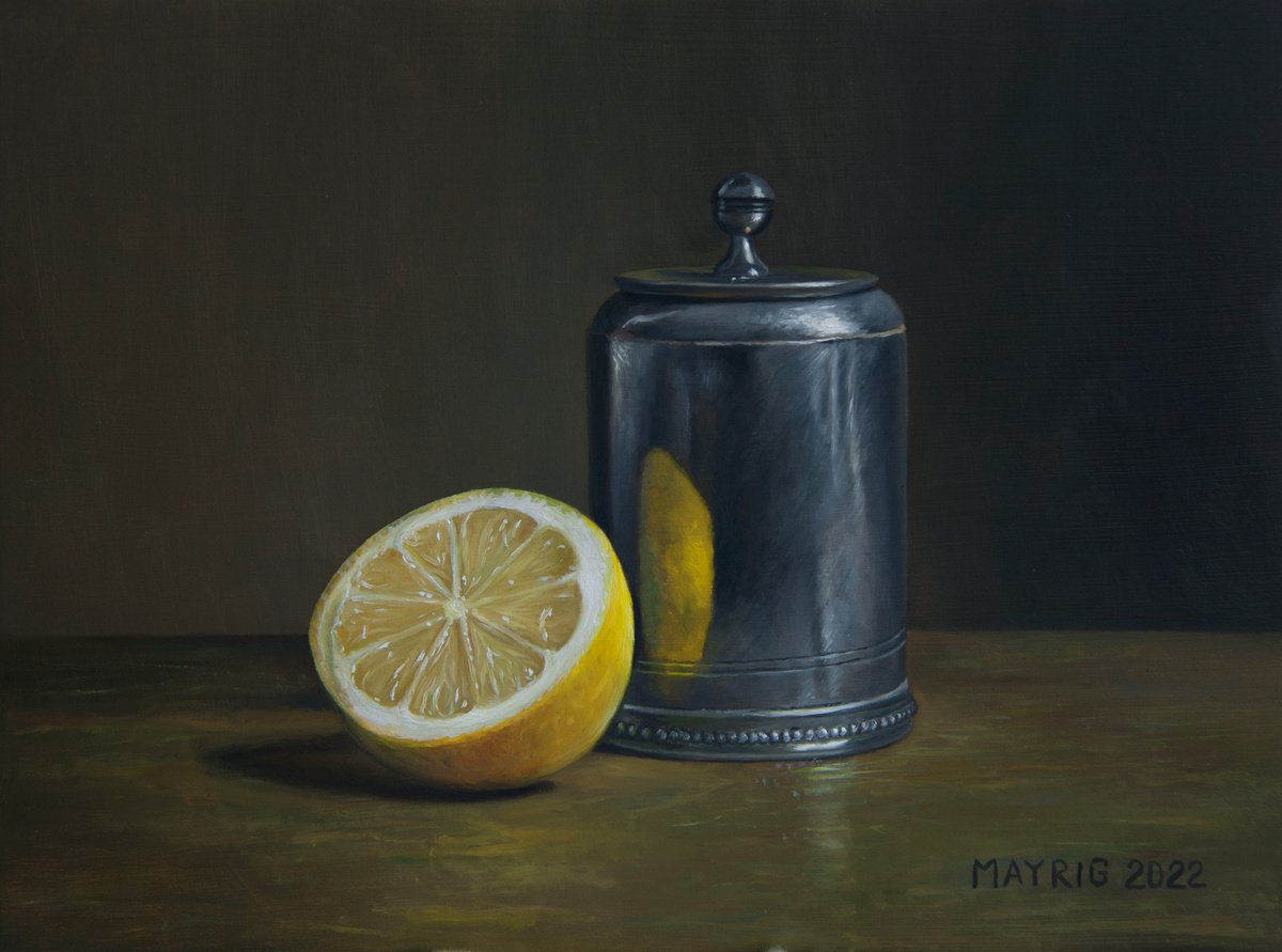 Lemon Shine Oil painting: Mayrig Simonjan | Artfinder