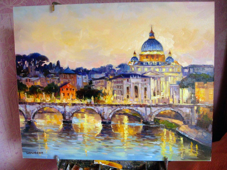 Eternal Rome Oil painting by Vladimir Lutsevich | Artfinder