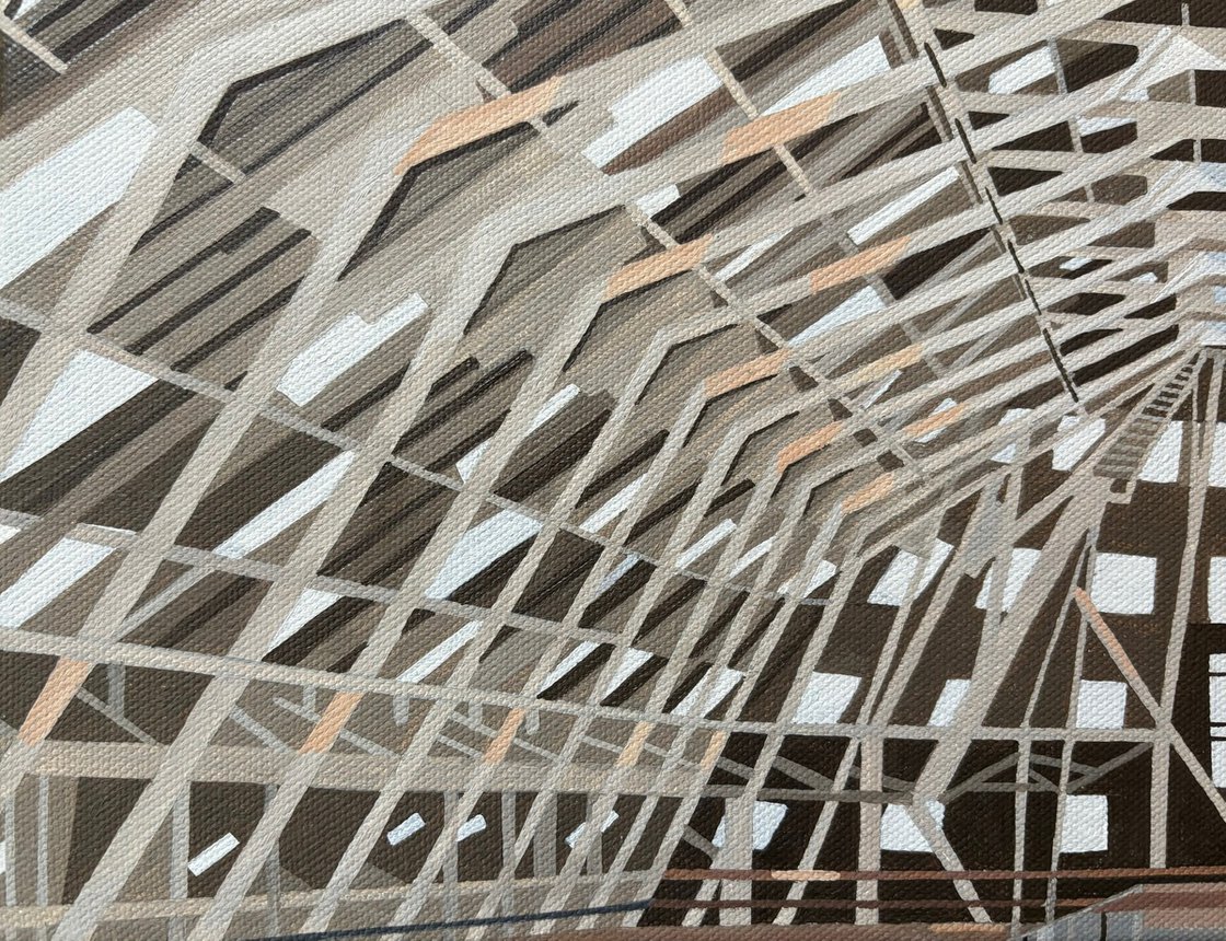 Original Oil Painting - No. 3 Covered Slip by Jill Ann Harper