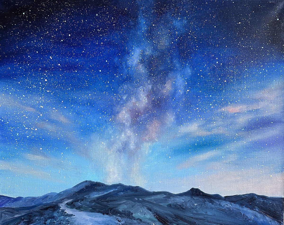 Music of the heavenly spheres Oil painting: Larisa Batenkova | Artfinder