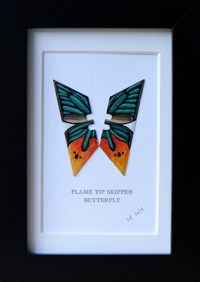 Flame Tip Skipper Collage: Lene Bladbjerg | Artfinder