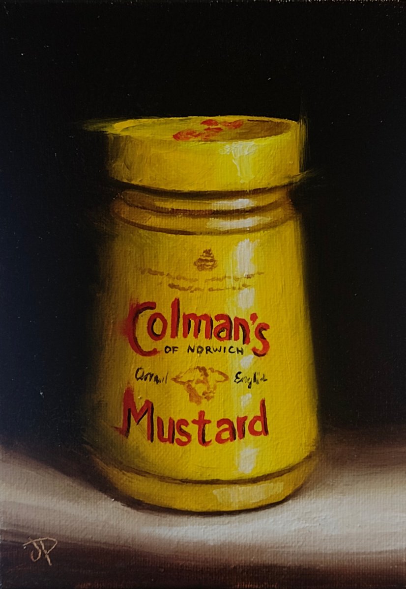 Mustard framed still life Oil painting: Jane Palmer Art | Artfinder