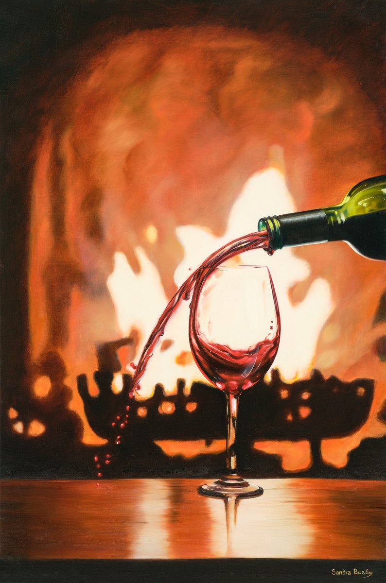 One Too Many Oil painting by Sandra Busby | Artfinder