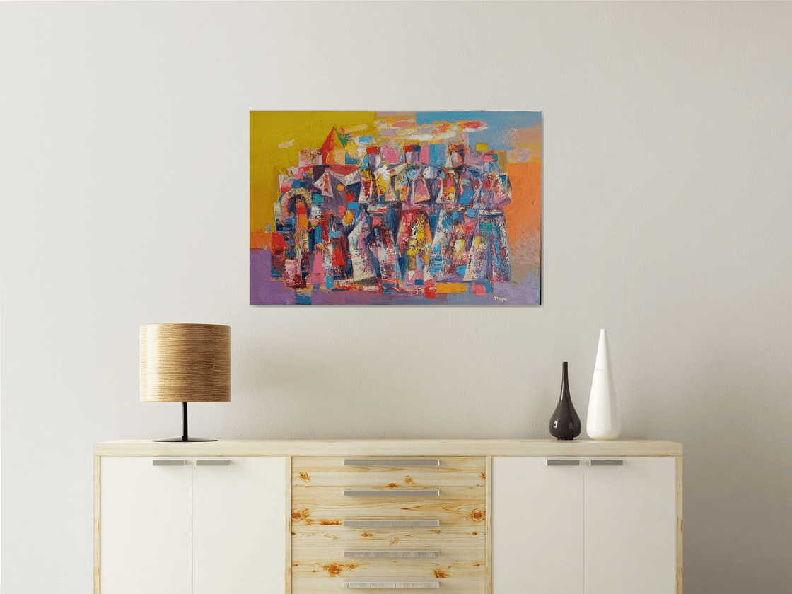 Armenian Kochari Dance Oil painting: Hayk Miqayelyan | Artfinder