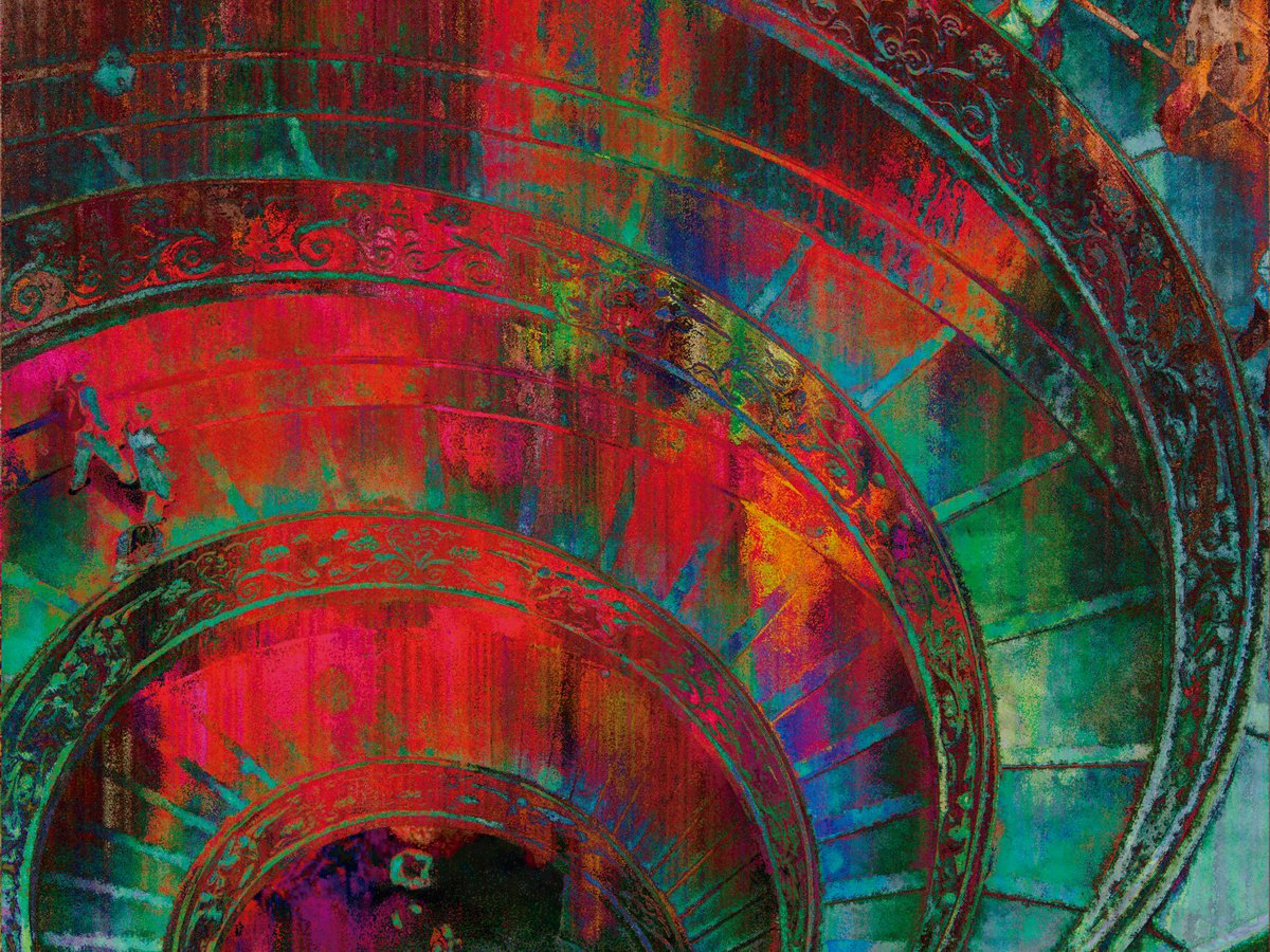 Psicodelia, museo del Vaticano/XL large original artwork Print: Javier ...