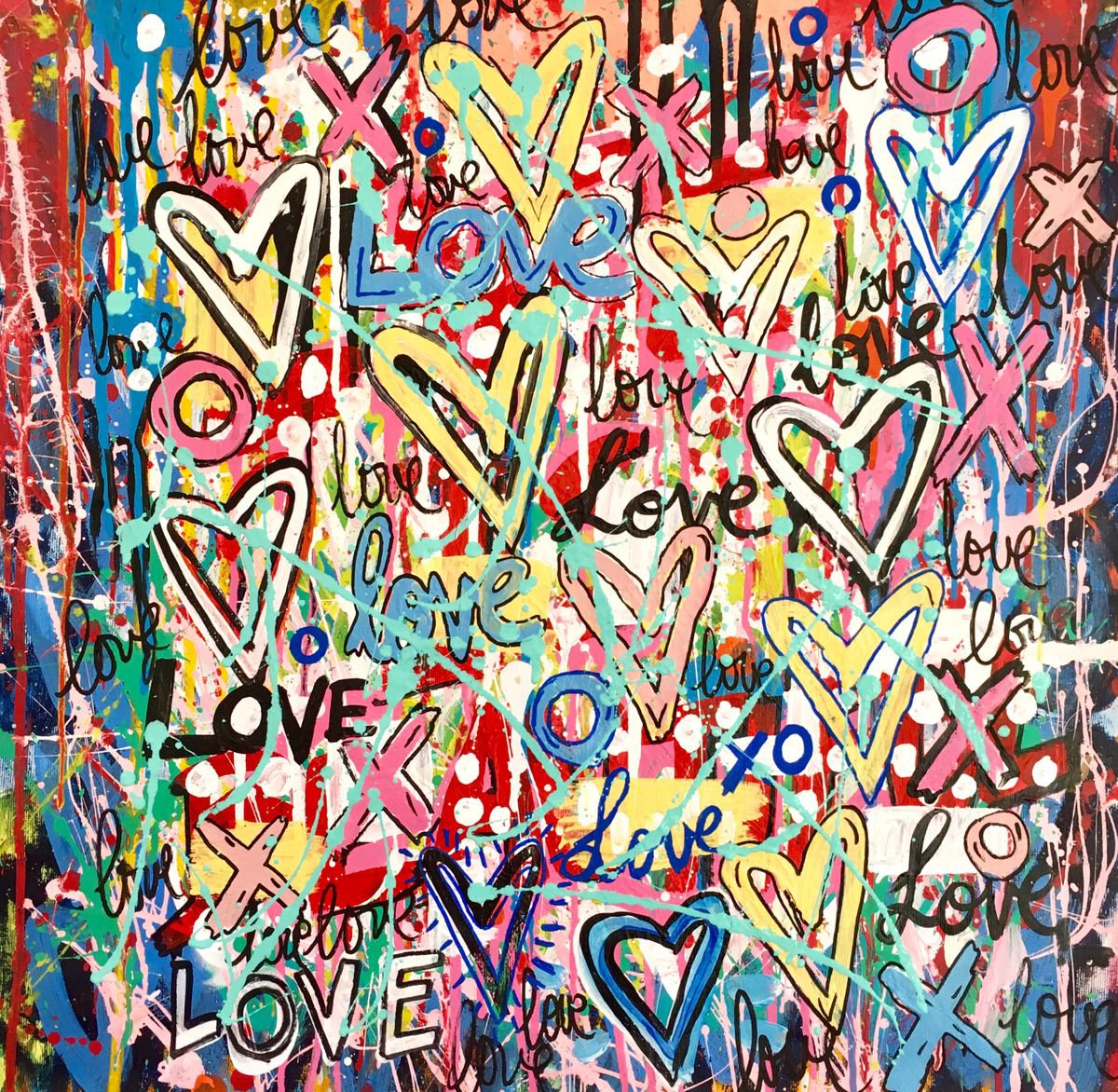 Small Carnival Acrylic painting by Mercedes Lagunas | Artfinder