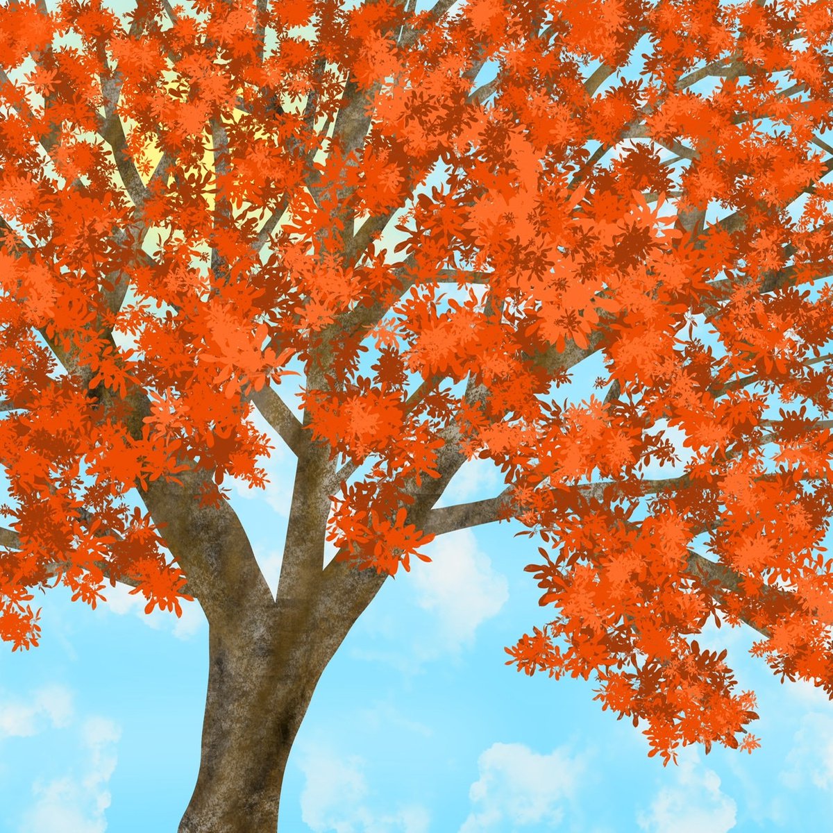 Semur tree Digital Art (Giclée) by Sumit Mehndiratta | Artfinder