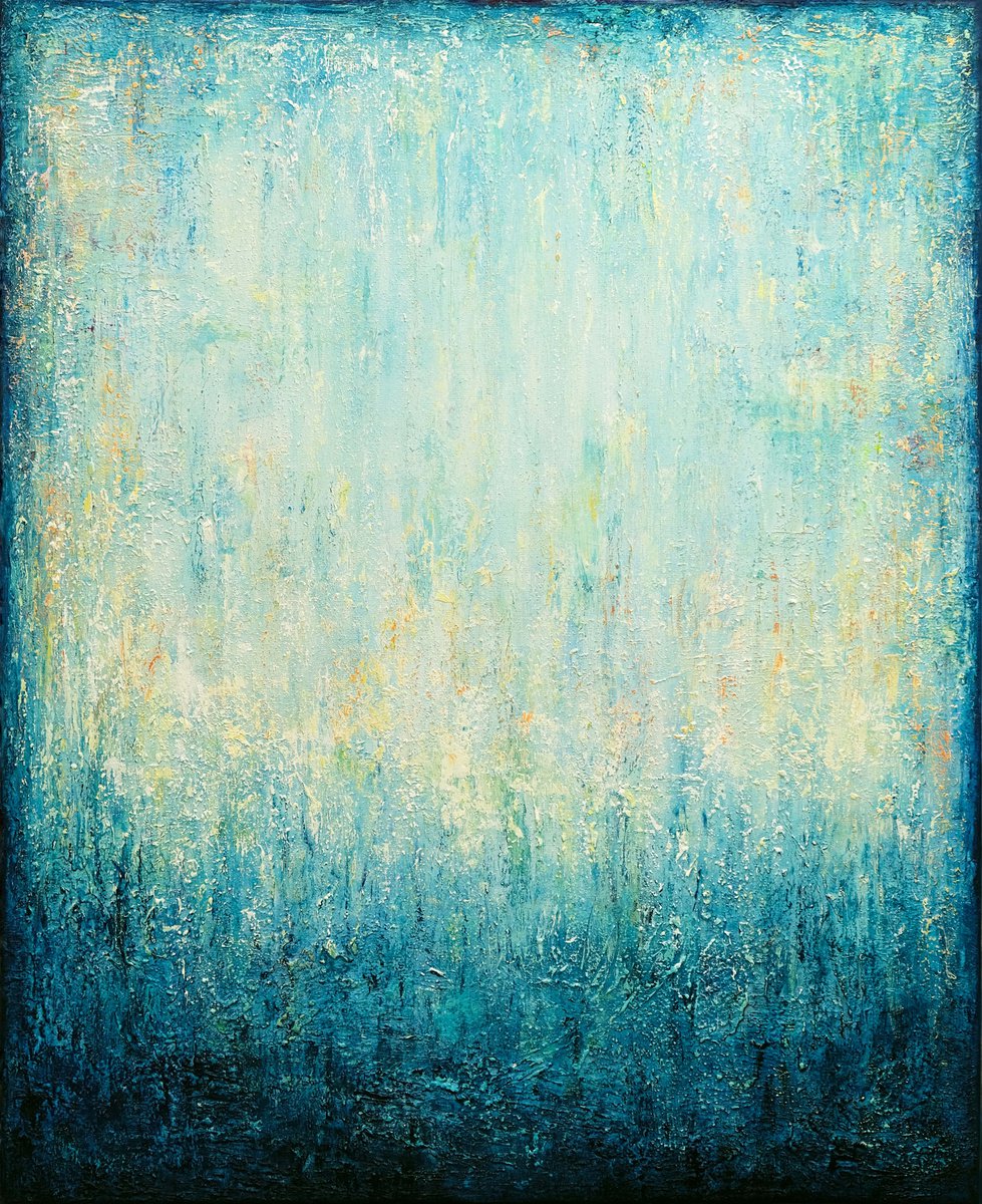 Turquesa Acrylic painting by Behshad Arjomandi | Artfinder