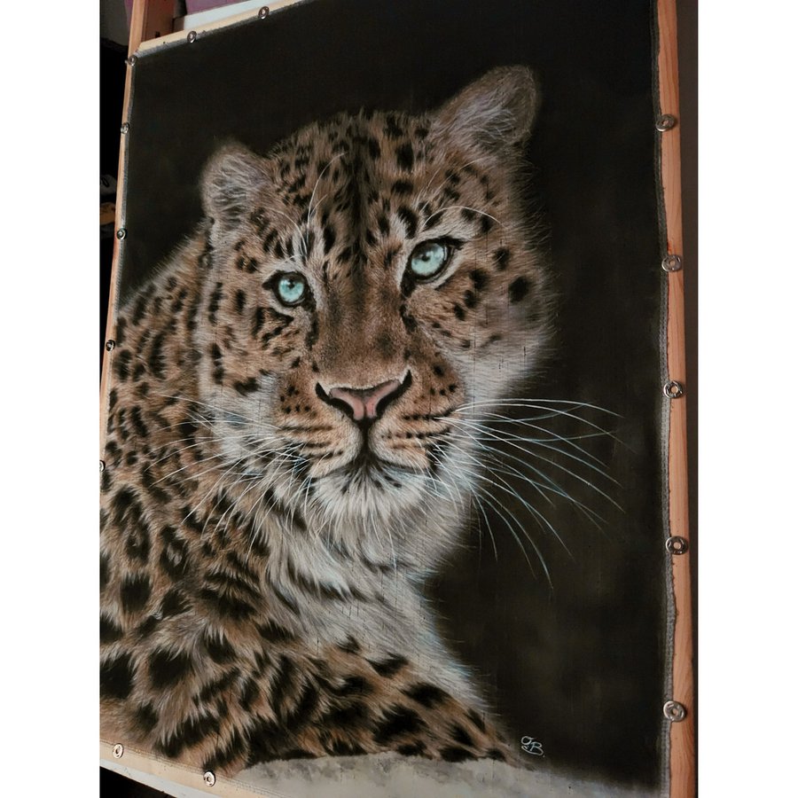 Night Leopard Acrylic painting: Olga Belova | Artfinder
