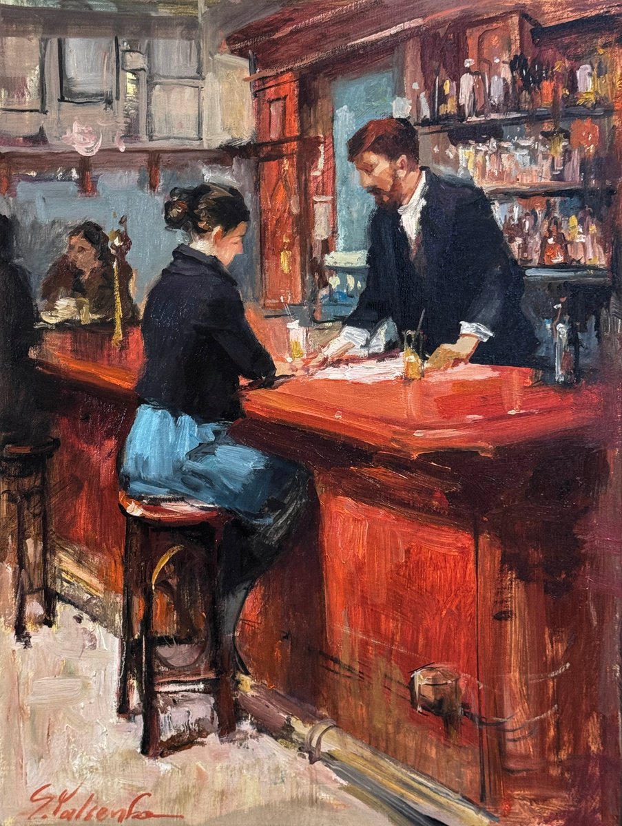 Redwood Bar Oil painting: Sergei Yatsenko | Artfinder