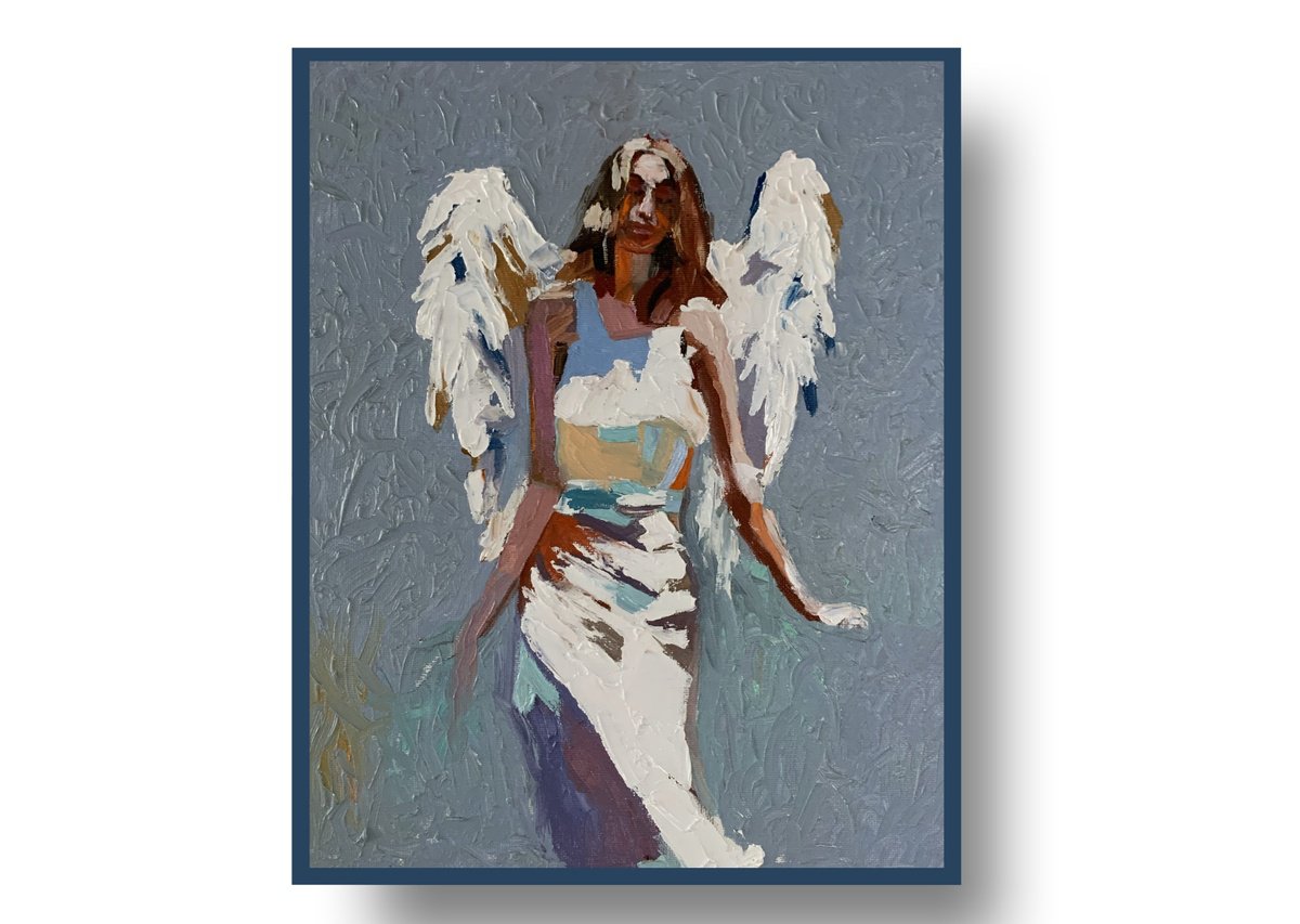 Angel. #14 Oil painting: Vita Schagen | Artfinder