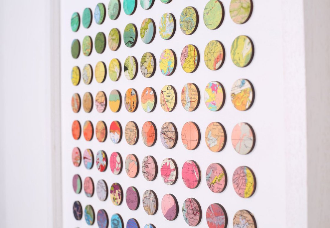 Colour gradient map collage colour study Collage Collage: Amelia Coward ...