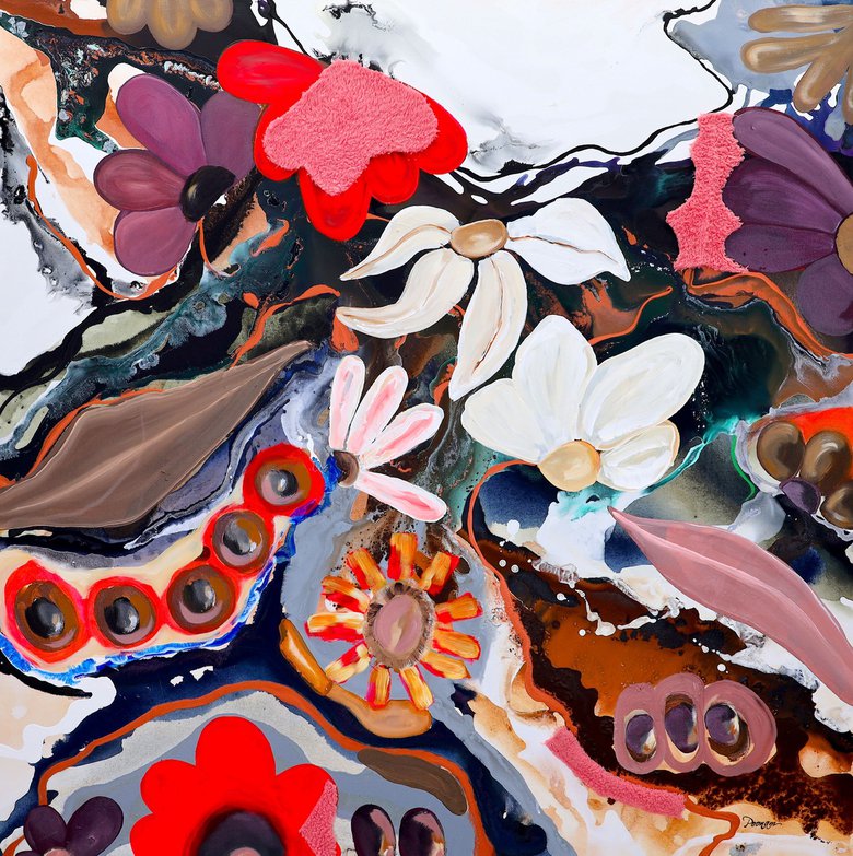 Love Letter To Her Mixed-media painting: Poovi Art | Artfinder