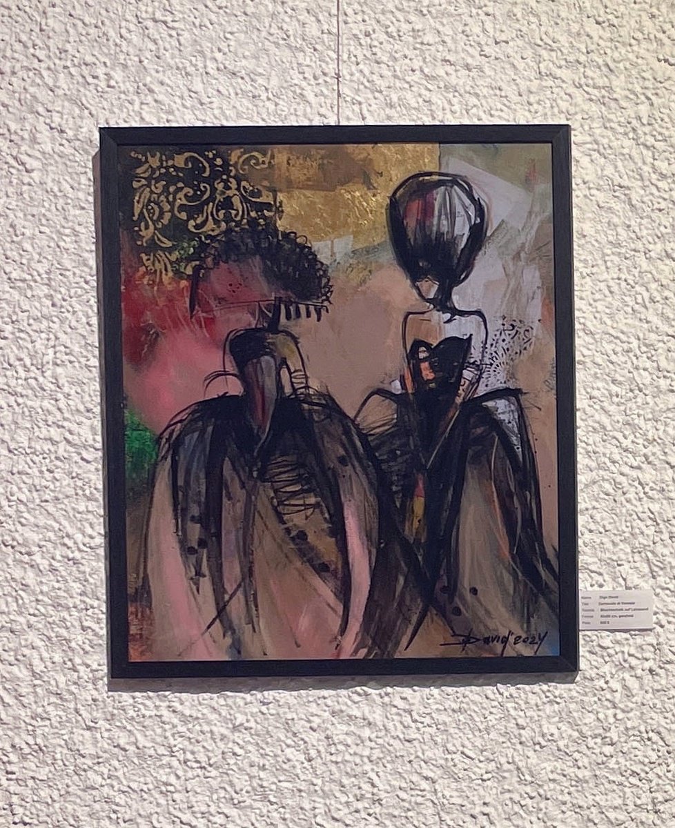 Karneval in Venedig Mixed-media painting: Olga David | Artfinder