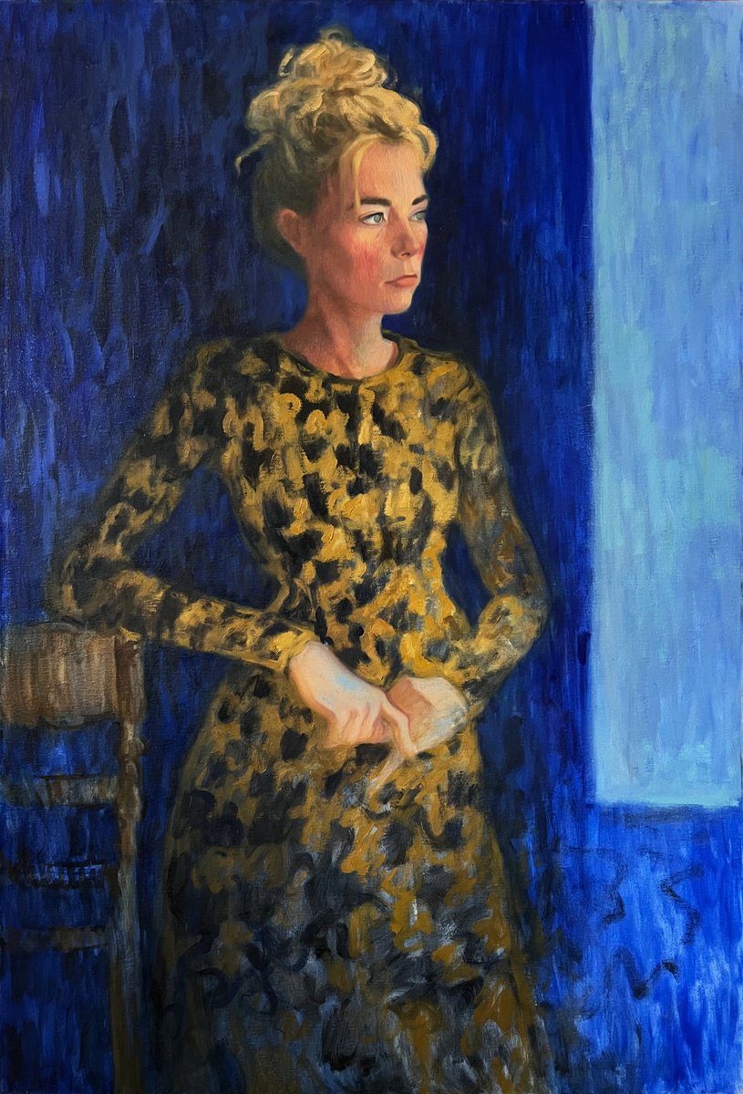 Portrait of Anna Oil painting by Elina Arbidane | Artfinder