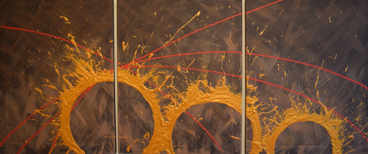 Gold Matter Acrylic painting: Stuart Wright | Artfinder