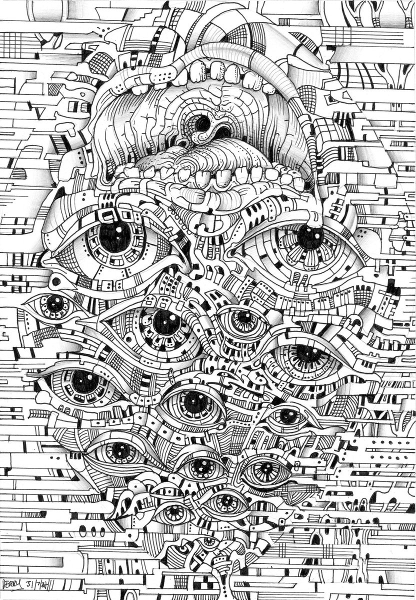 Eyesore Drawing: Spencer John Derry | Artfinder