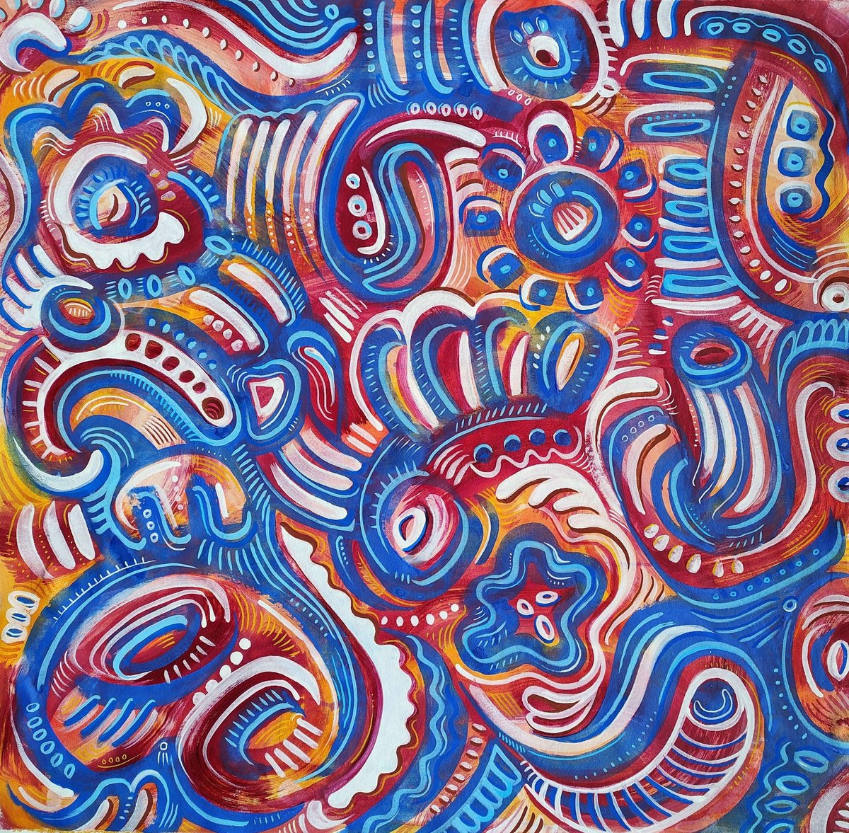 BIOLOGICAL ART Acrylic painting by Angel Rivas | Artfinder