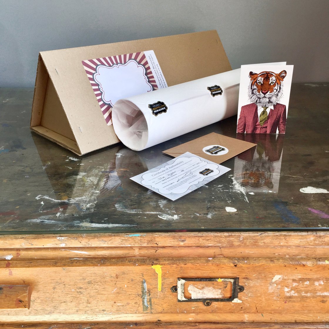 The Gatsby Stag & Doe Screenprint: Kerry Eggleton | Artfinder