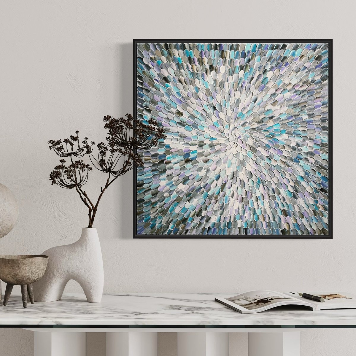 Blanche II Acrylic painting: Tatiana Georgieva | Artfinder