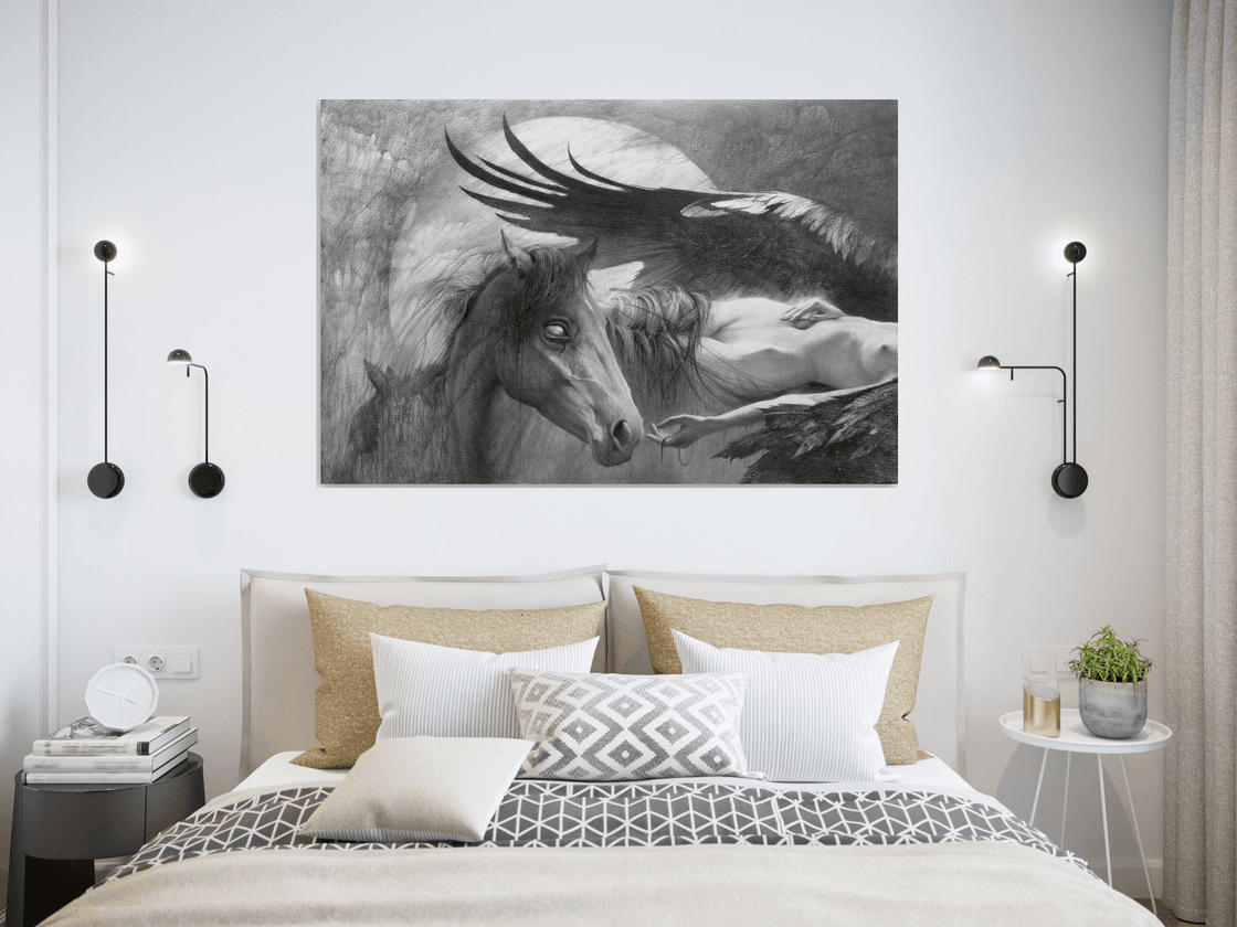 "Hello Loneliness" Pencil drawing: Toni Kondev | Artfinder