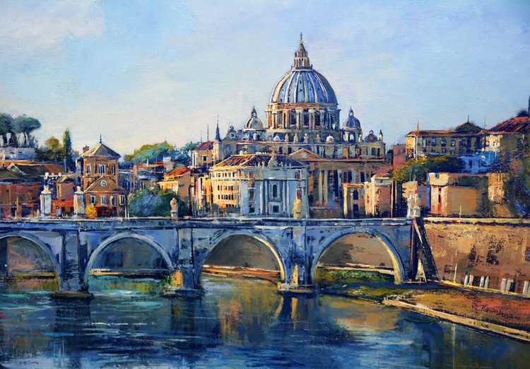 Roma - Large Painting (120x80cm) | Artfinder