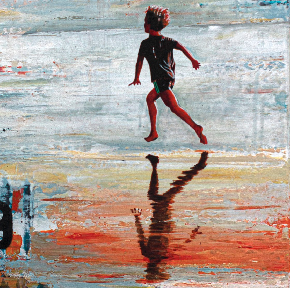 GOLDEN BOY Acrylic painting: db Waterman | Artfinder