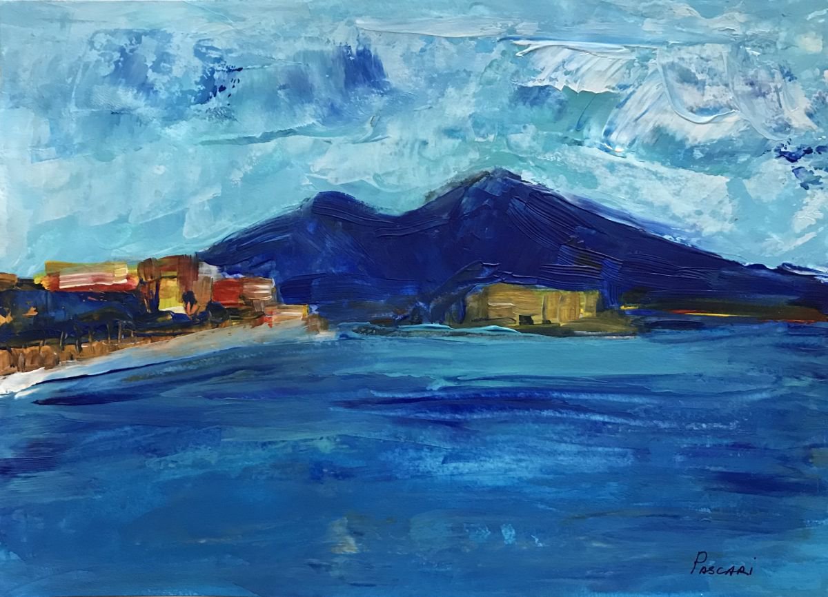 Vesuvio (2916) Acrylic painting by Olga Pascari | Artfinder