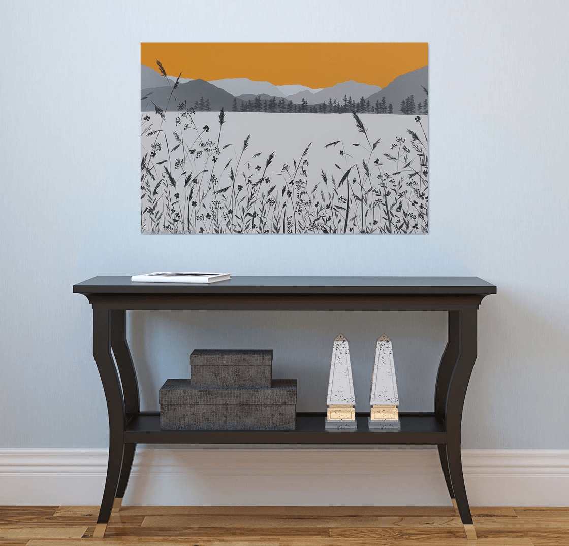 Across Ullswater to Martindale Acrylic painting: Sam Martin | Artfinder