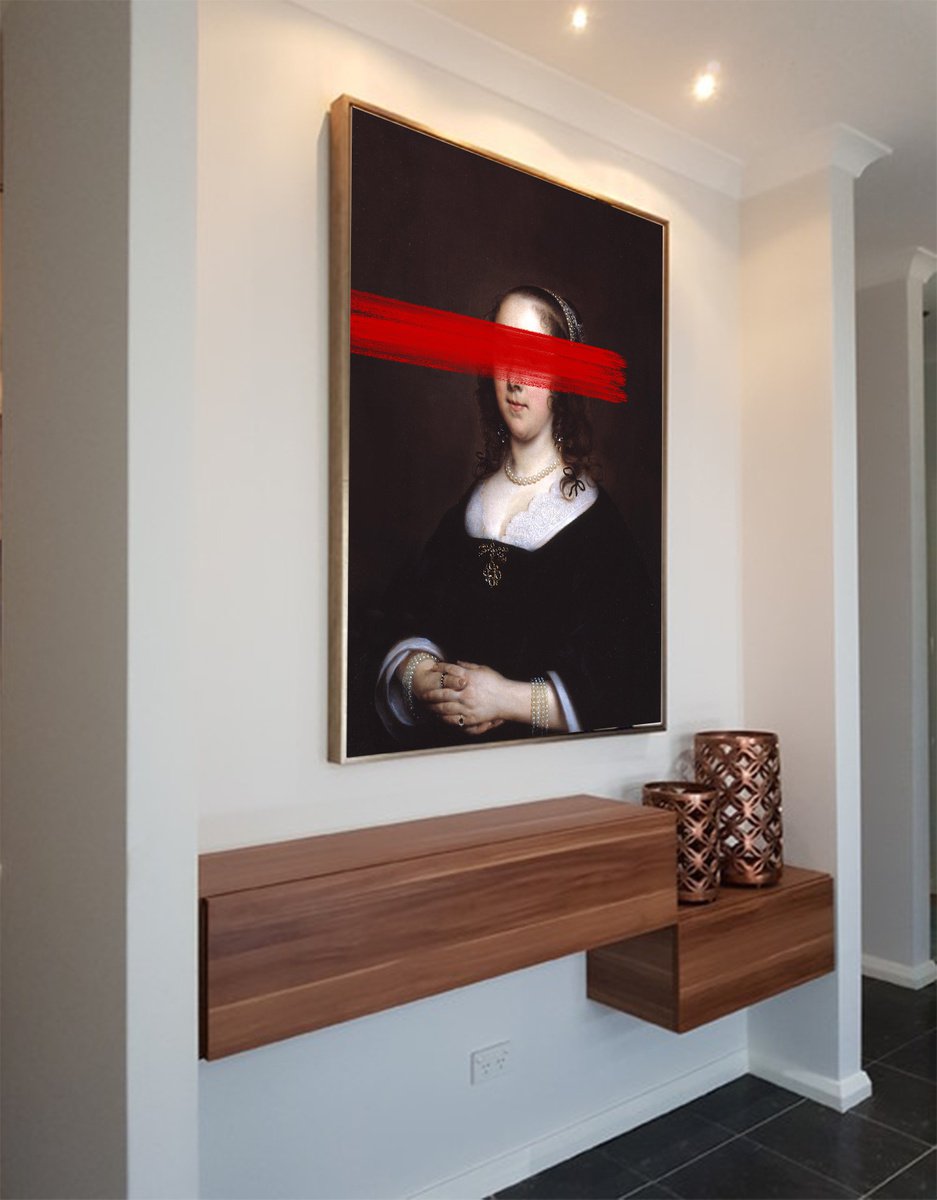 Portrait No. 16 Print by Slasky | Artfinder