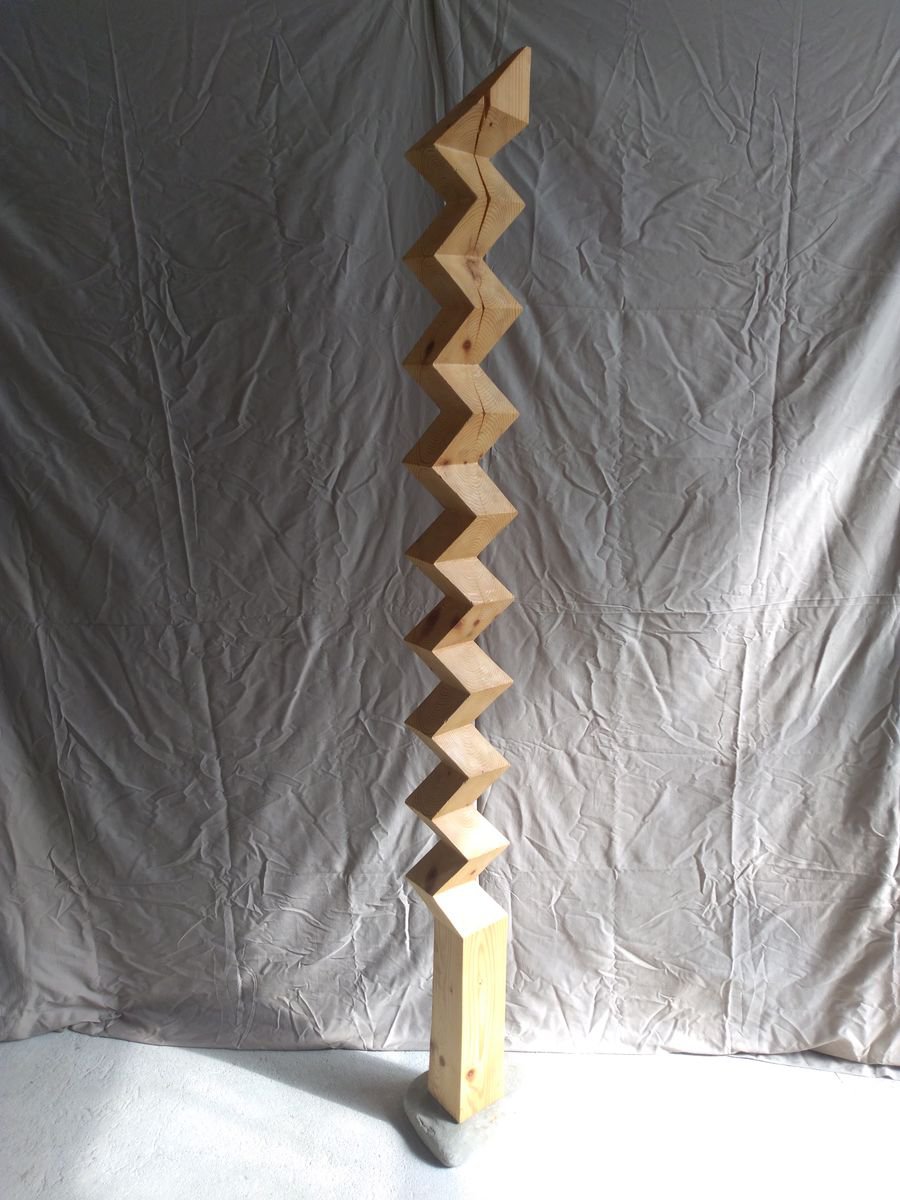 "Ladder" Wood sculpture by Rasho Mitev | Artfinder