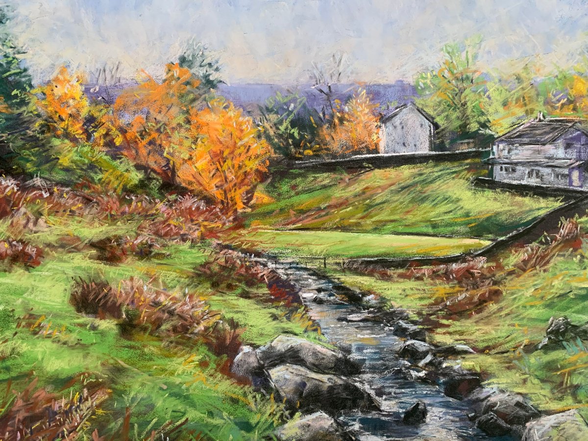 Yorkshire Colours Pastel drawing: Andrew Moodie | Artfinder