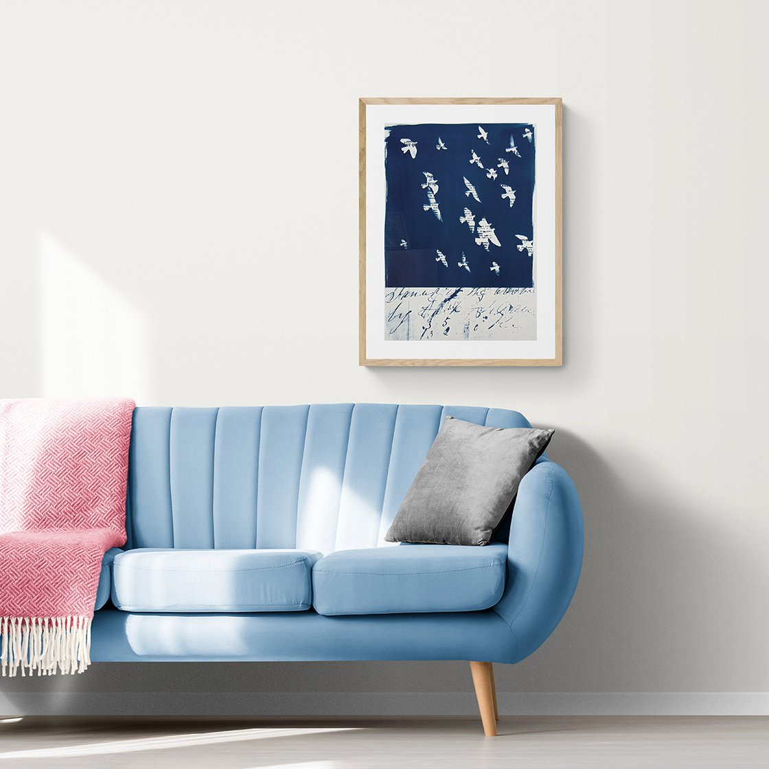 Cyanotype 02 Birds Print: Manel Villalonga | Artfinder