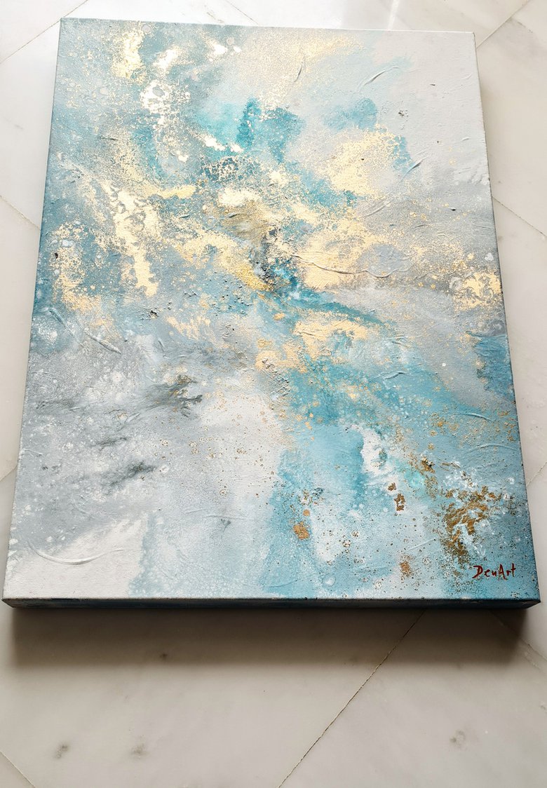 Ethereal flow Acrylic painting: Eleni Denart | Artfinder