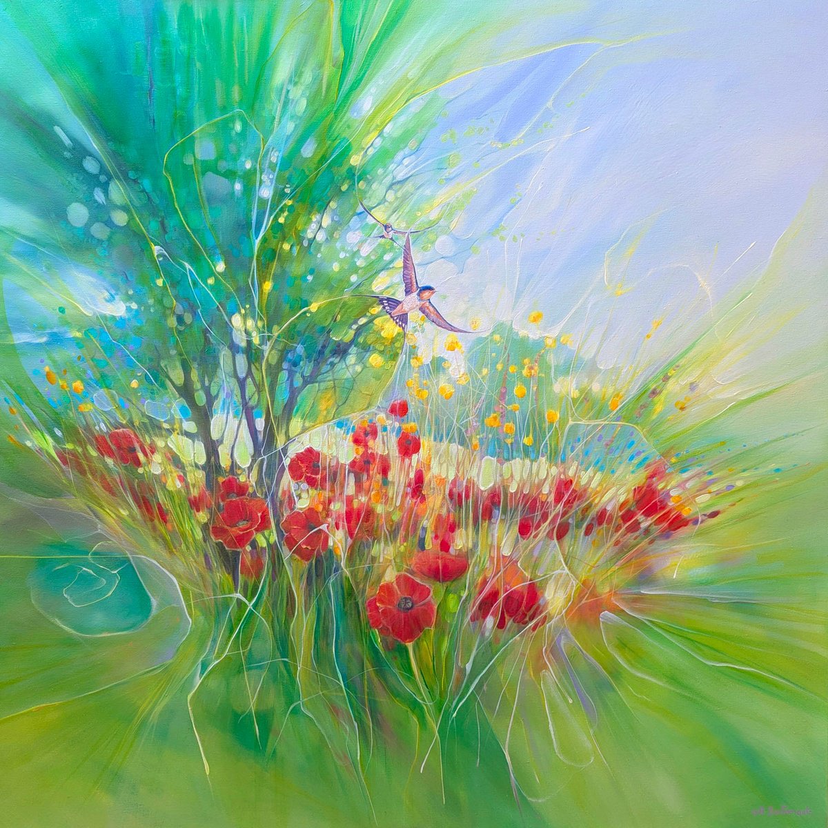 Summer Harbingers Oil painting: Gill Bustamante | Artfinder