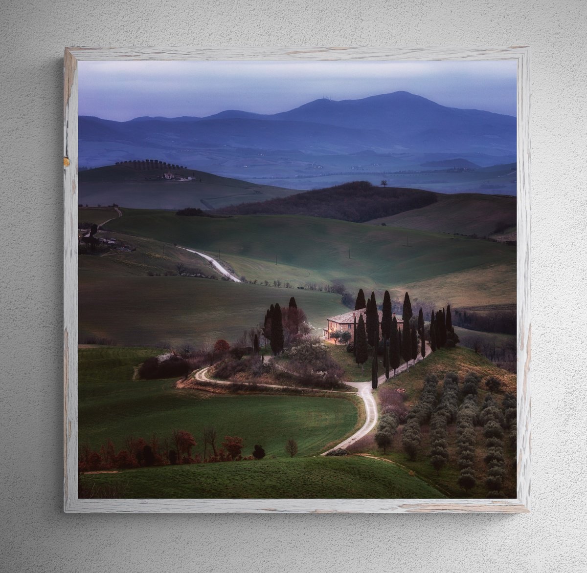 A tuscan homestead at dawn Photograph: Karim Carella | Artfinder
