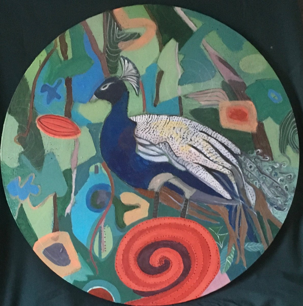 In the park-1 Mixed-media painting: Chihiro Kinjo | Artfinder